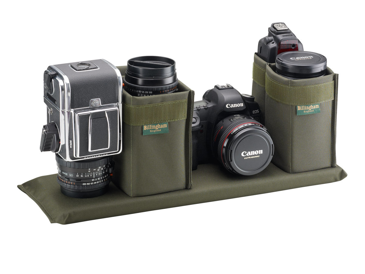 555 MKII Camera/Laptop Bag - Sage FibreNyte / Chocolate Leather ...