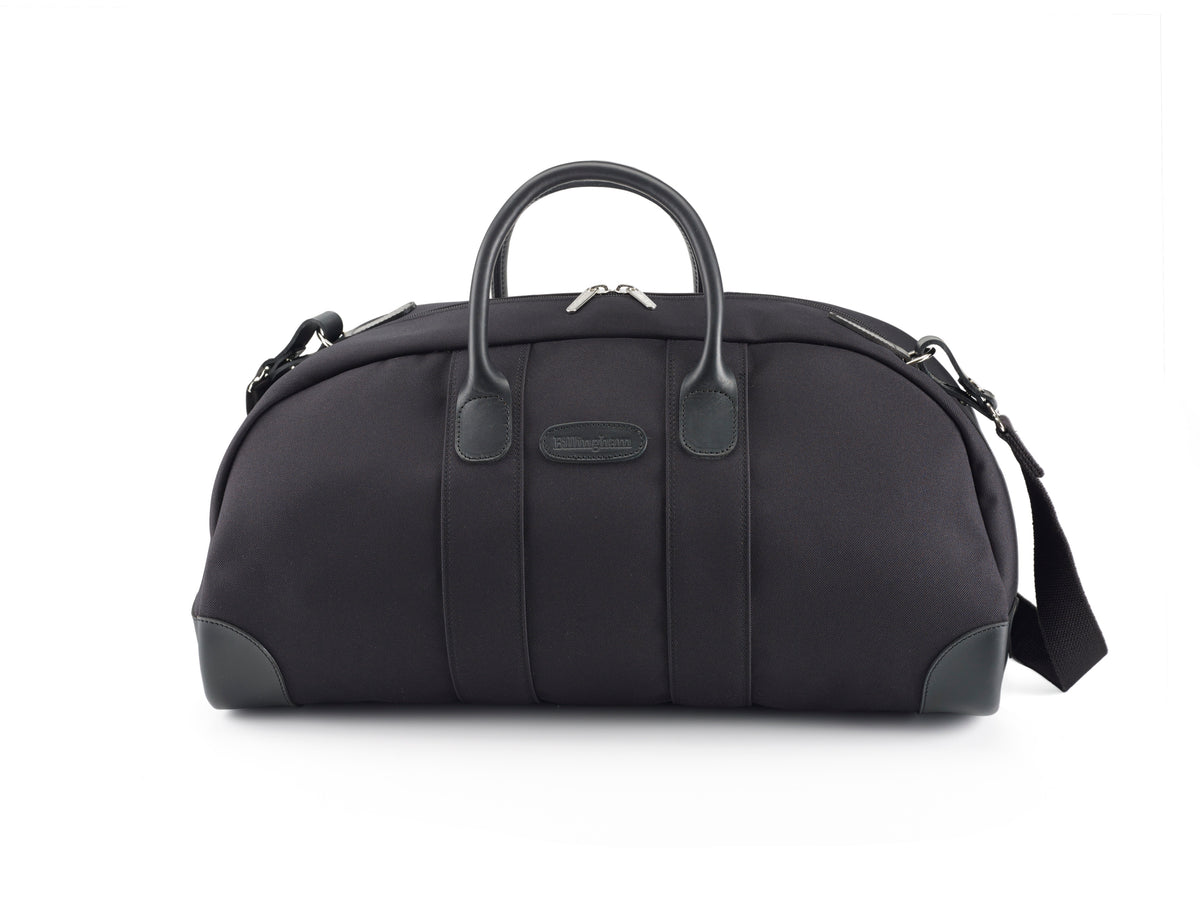Weekender Bag - Black FibreNyte / Black Leather – Billingham USA